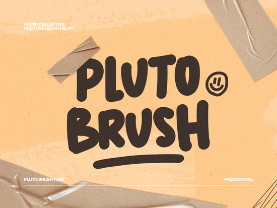 PLUTO BRUSH FONT